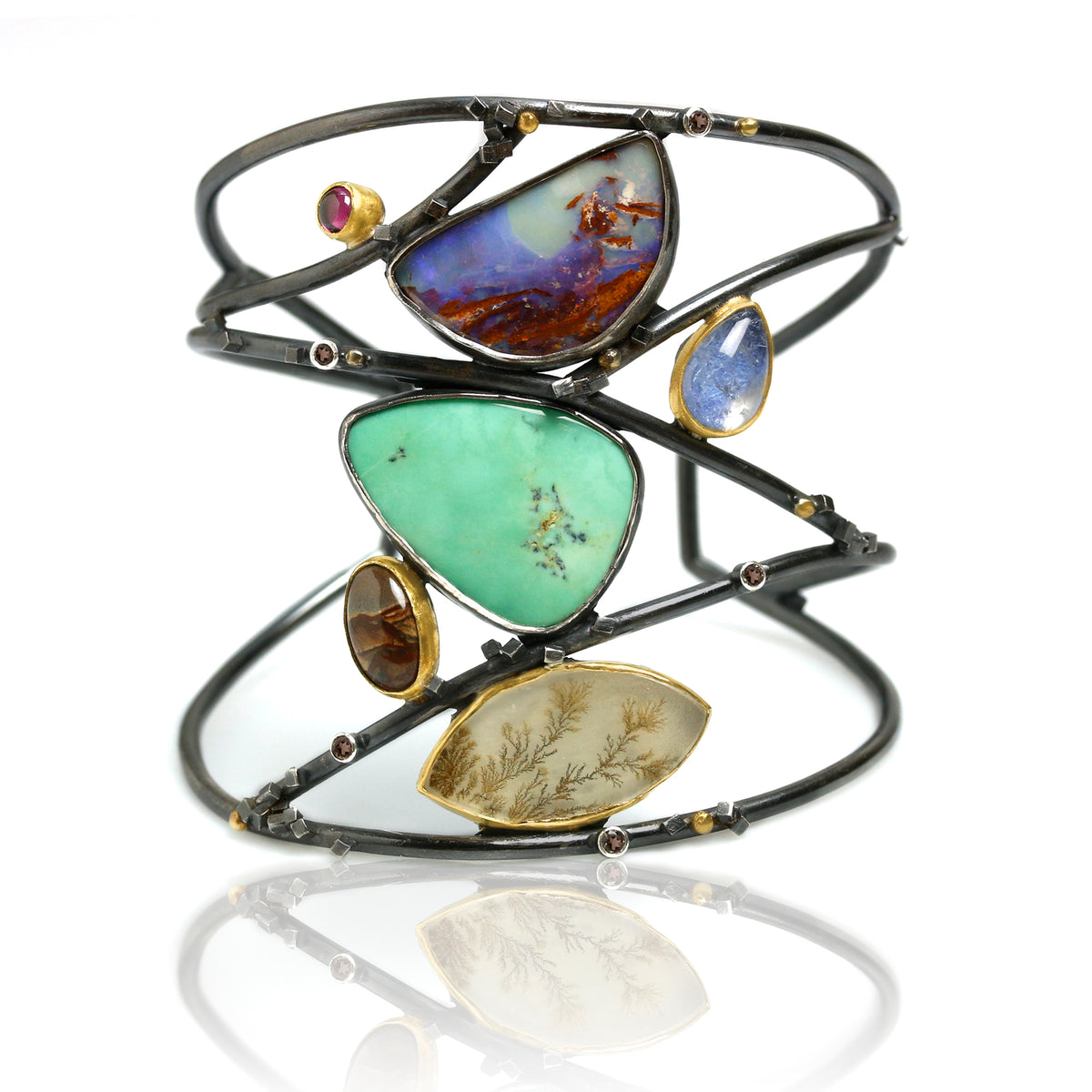 New Handmade Flower Vine and Gemstone Jewelry from Wendy Stauffer at ...